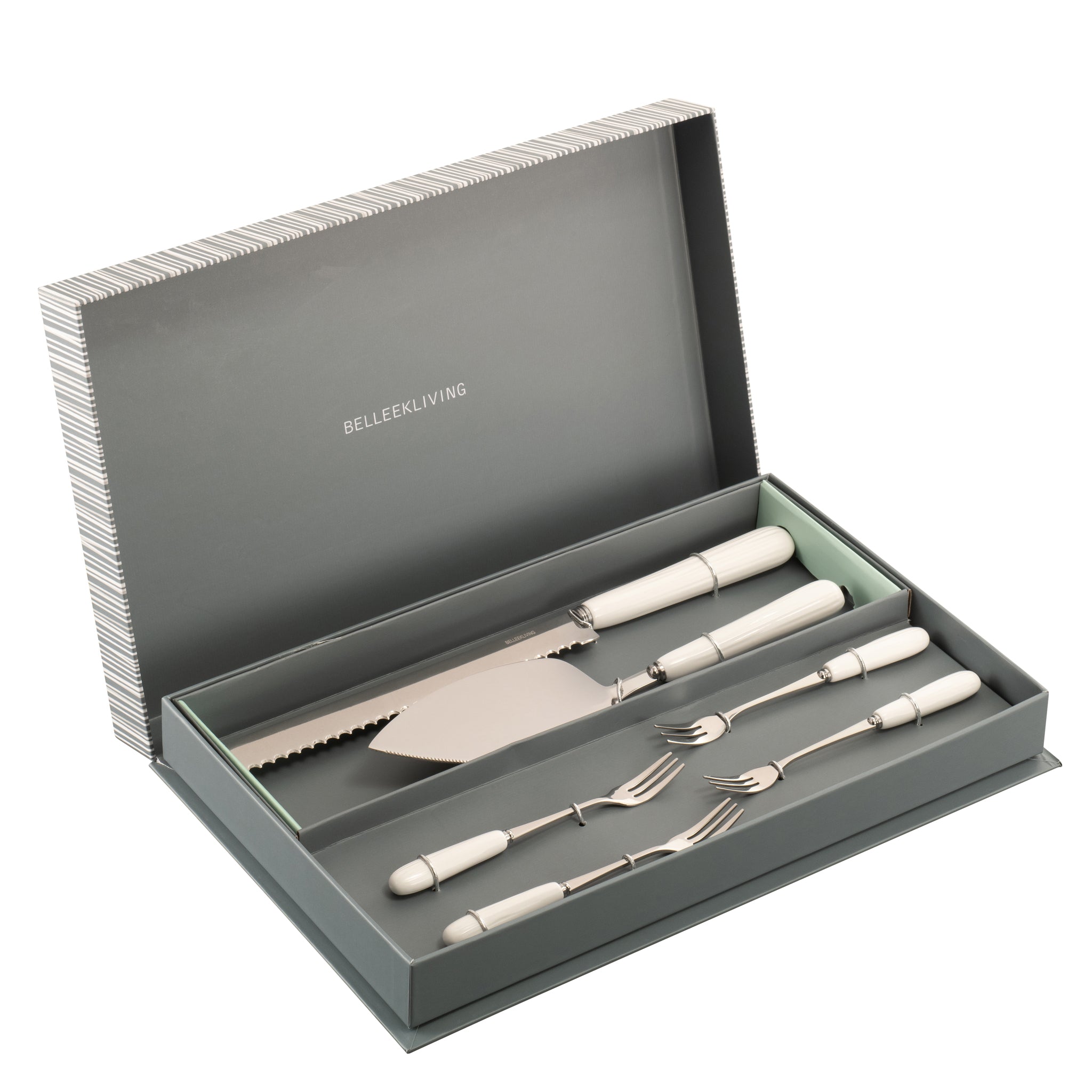 Belleek Living Erne Pastry Set – Belleek Pottery